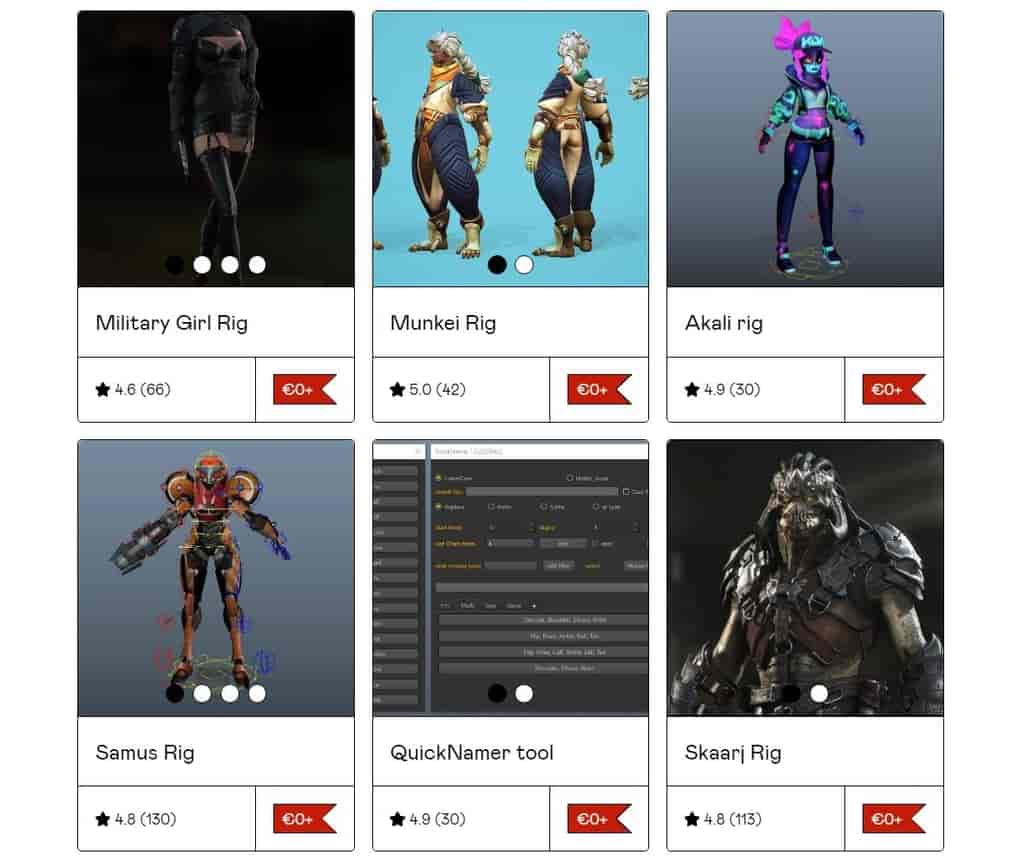 Link Tải Về 20 Bộ Rig Maya Dành Cho Animator | Miễn Phí - chia sẻ bởi ...