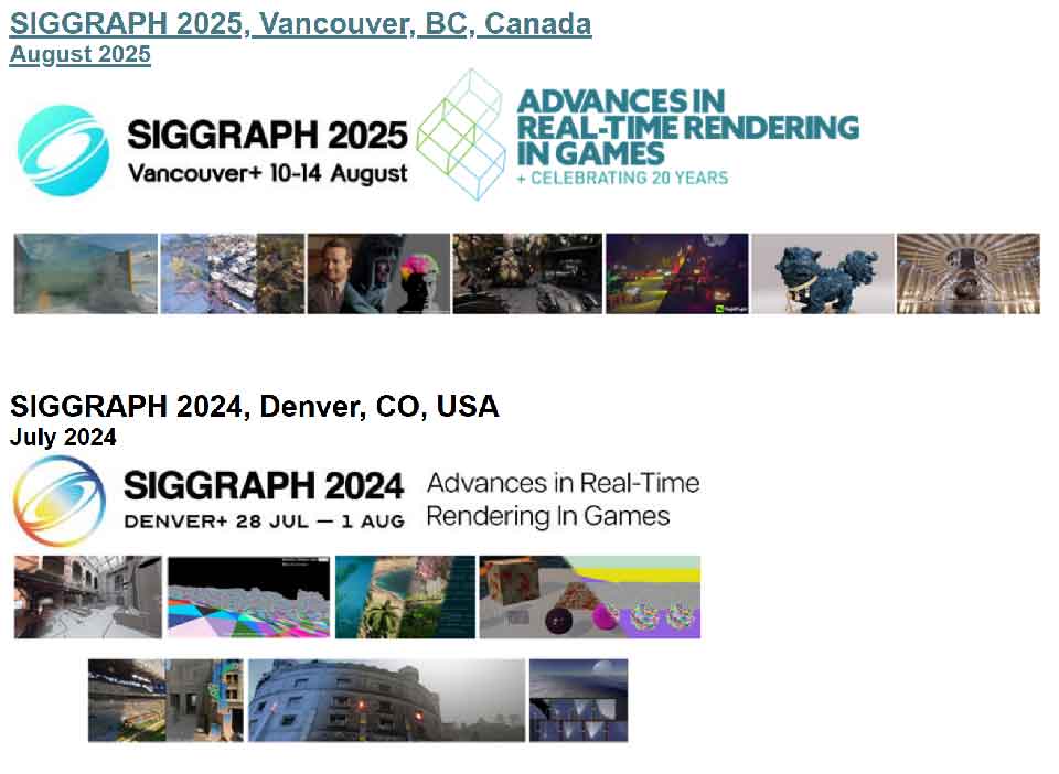 Siggraph 2025 Học Liệu Chỉ Tạo Tác Realtime Rendering Cao Cấp Cho Game - chia sẻ bởi Làm Phim ...